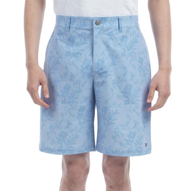 トミーヒルフィガー( )ゴルフウェア リゾートプリント ショートパンツ THMA523-IBLU(M…