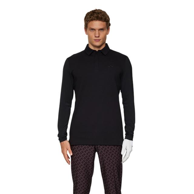 J.LINDEBERG(J.LINDEBERG)ゴルフウェア Sean ハイブリッド長袖ポロシャツ 071-24913-25A…