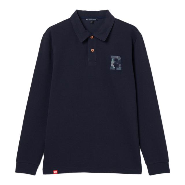 ROSASEN(ROSASEN)ゴルフウェア 鹿の子ダンボール 長袖ポロシャツ 044-24813-25AW-098(Men’…