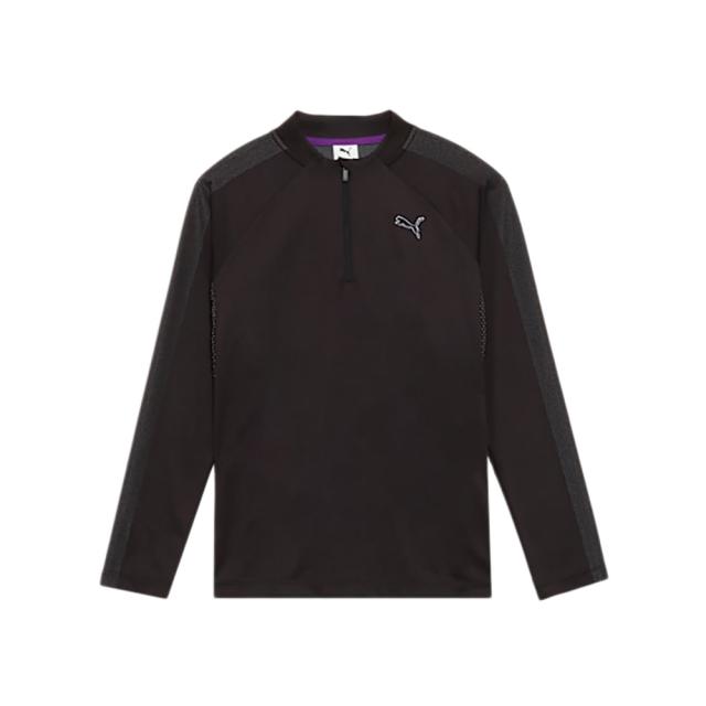 プーマ(PUMA)ゴルフウェア シャドウキャット ハーフジップ 長袖モックネックシャツ 635752-01(Men’s)