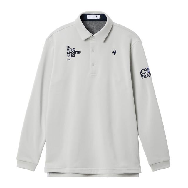 ルコックスポルティフ(lecoqsportif)ゴルフウェア 蓄熱保温 ヒートナビ ベーシックデザイン長袖ポロシャツ LG5F…