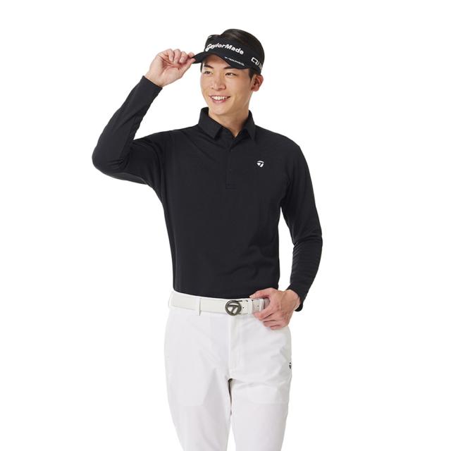 テーラーメイド(TAYLORMADE)ゴルフウェア トーナルジャカード長袖ポロ M20199-UN978(Men’s)