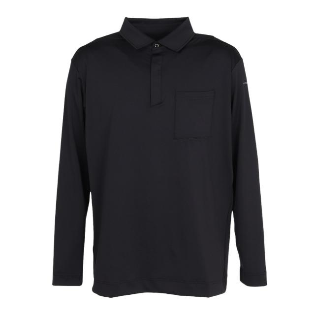 本間ゴルフ(HONMA)ゴルフウェア ストレッチ 長袖ポロシャツ BK(Men’s)