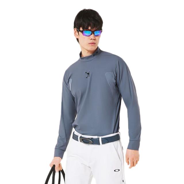 オークリー(OAKLEY)ゴルフウェア 吸汗速乾 SKULL THICKNESS 長袖モックシャツ FOA408240-62C…