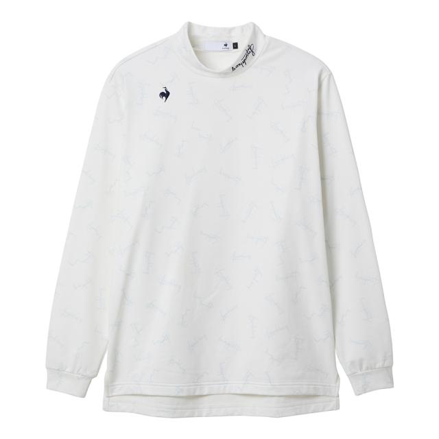 ルコックスポルティフ(lecoqsportif)ゴルフウェア 吸汗 裏起毛 シーズン柄 長袖モックネックシャツ LG5FLS5…