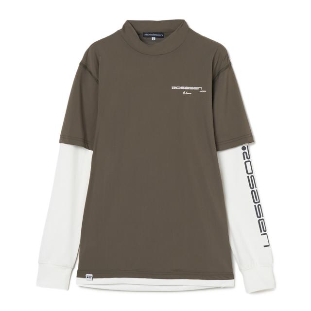 ROSASEN(ROSASEN)ゴルフウェア UVケア 長袖 レイヤードロングシャツ 047-23311-25SS-027(M…