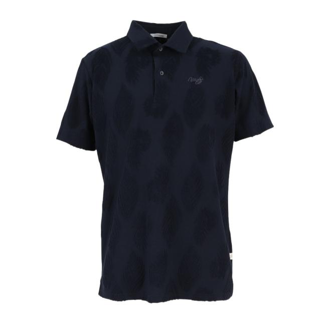 モコ(MOCO)ゴルフウェア ボタニカル パイル 半袖シャツ 21-2241341-98(Men’s)