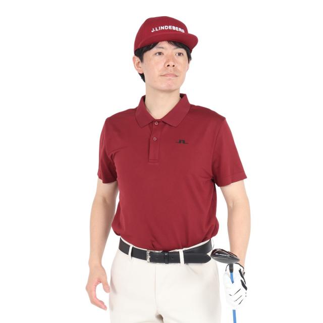 J.LINDEBERG(J.LINDEBERG)ゴルフウェア 冷感 速乾 シームレス バックブリッジ 半袖 ポロシャツ 071…