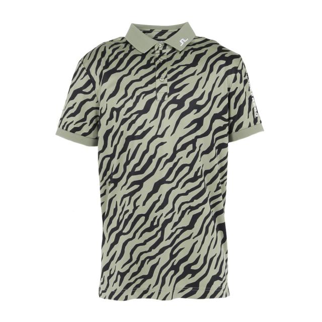 J.LINDEBERG(J.LINDEBERG)ゴルフウェア 速乾 Tour Tech プリント 半袖ポロシャツ 071-23…