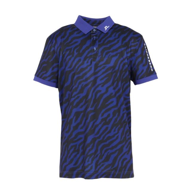 J.LINDEBERG(J.LINDEBERG)ゴルフウェア 速乾 Tour Tech プリント 半袖ポロシャツ 071-23…