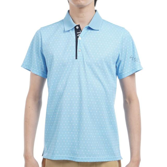 アドミラル ゴルフ(Admiral GOLF)ゴルフウェア 半袖 モノグラムプリントスパッシーポロシャツ ADMA526-SA…