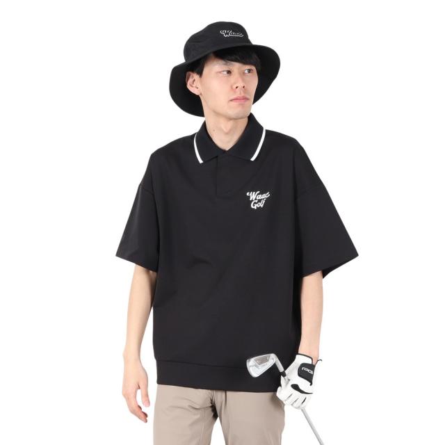 ワック(WAAC)ゴルフウェア ライトストレッチポンチ 半袖ポロシャツ 072252011-0005(Men’s)