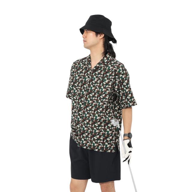 コブラ(Cobra)ゴルフウェア SNAKE グラフィック 半袖ポロシャツ 635556-01(Men’s)