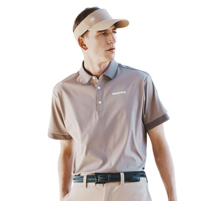 ブリーフィング(BRIEFING)ゴルフウェア MS LOGO LINE 半袖ポロシャツ RF BRG251M41-016(M…