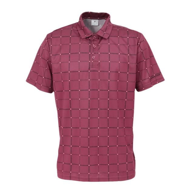 ゴルフィーノ(GOLFINO)ゴルフウェア BEAU 半袖ポロシャツ RED(Men’s)