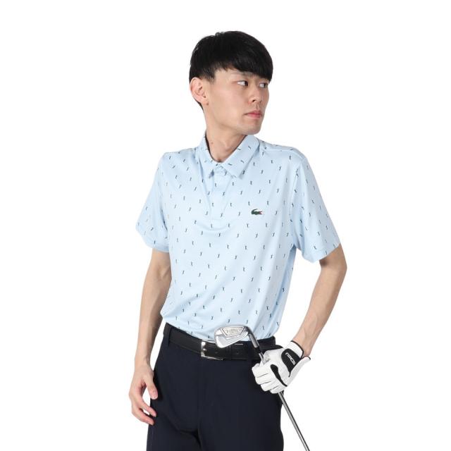 ラコステ(LACOSTE)ゴルフウェア ミニマム総柄プリント ポロシャツ DH5175-10EPI(Men’s)