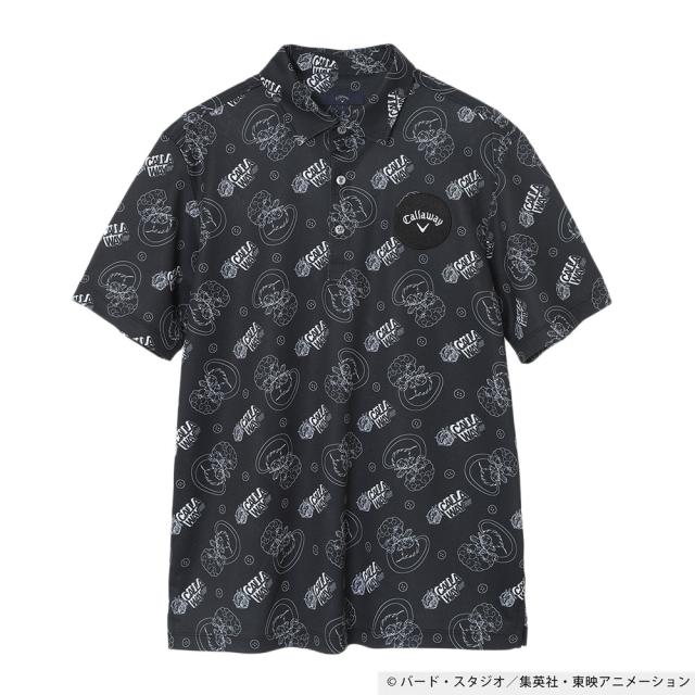 キャロウェイ(CALLAWAY)ゴルフウェア ドラゴンボール 総柄プリント 半袖 ポロシャツ C25234151-1010(M…