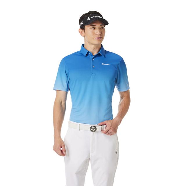 テーラーメイド(TAYLORMADE)ゴルフウェア T-ICE グラデーション 半袖ポロシャツ M20153-UN963(Me…