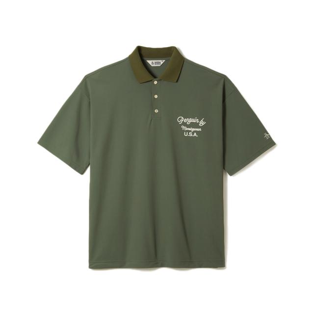 マンシング(MUNSING)ゴルフウェア ハイゲージ半袖ポロシャツ MU5FHS04M KH00(Men’s)