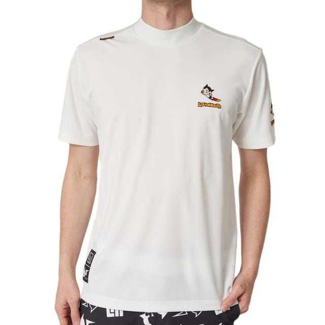 ラウドマウス(LOUDMOUTH)ゴルフウェア 半袖 アトムコラボモックネックシャツ 764611 -999(Men’s)