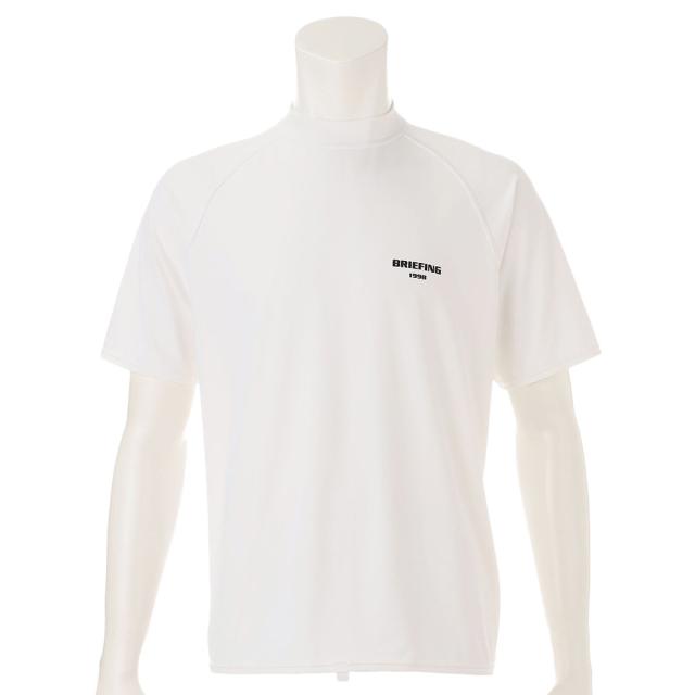 ブリーフィング(BRIEFING)ゴルフウェア 半袖 吸水速乾 LOGO RELAXED FIT モックネックシャツ BRG2…