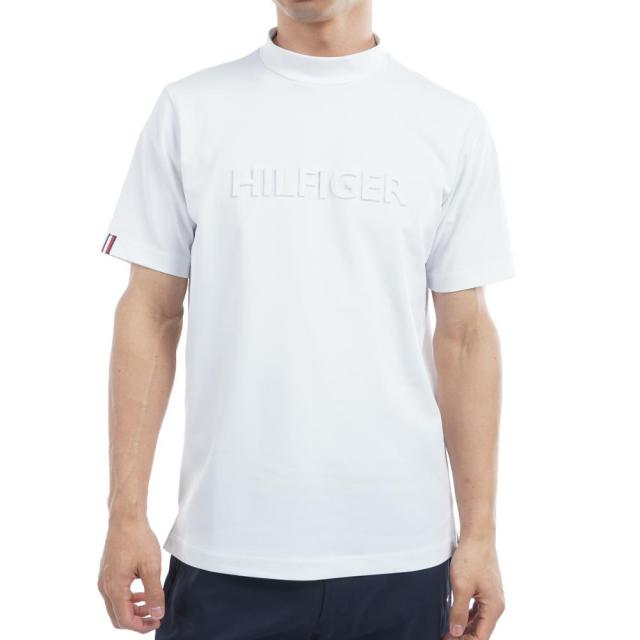 トミー ヒルフィガー ゴルフ(  GOLF)ゴルフウェア 吸水速乾 エンボスロゴ 半袖モックネックシ…