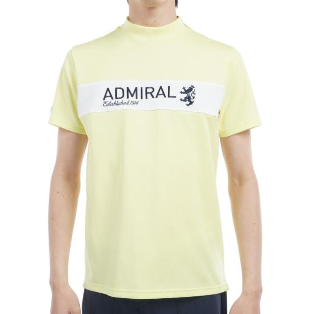 アドミラル ゴルフ(Admiral GOLF)ゴルフウェア 吸水速乾 CARAT 半袖モックネックシャツ ADMA534-YE…