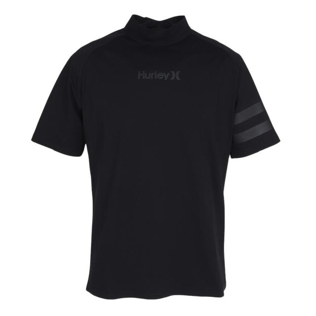 ハーレー(HURLEY)ゴルフウェア 吸汗速乾 ファントム アイコン ブロックパーティー 半袖 モックネック MGPS2511…