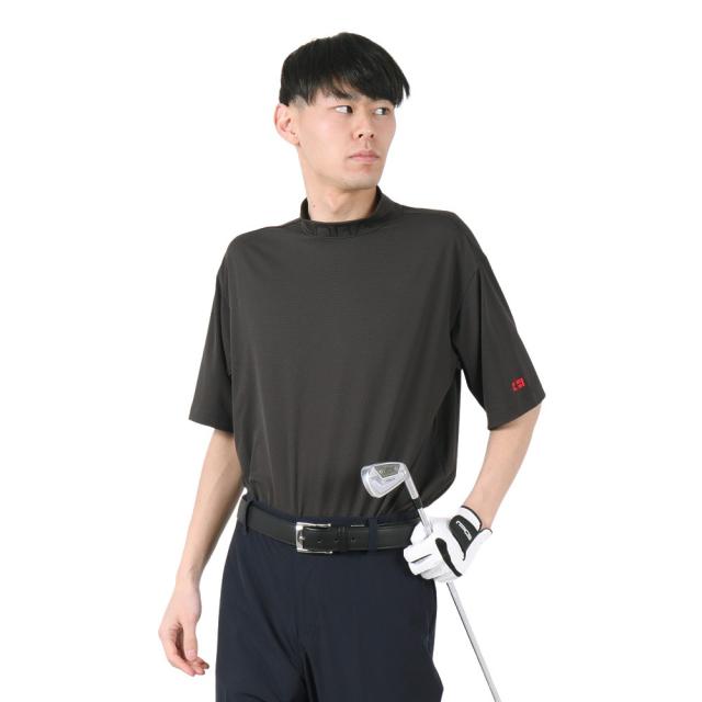 FIDRA VERA(FIDRA VERA)ゴルフウェア 吸水速乾 接触冷感 半袖 モックネックシャツ FV5TTG09 CG…