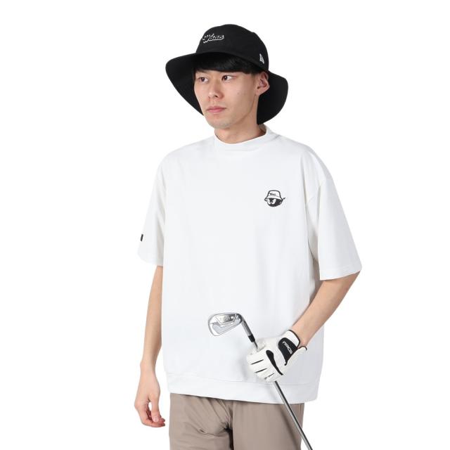 ワック(WAAC)ゴルフウェア サスティナブルピケ半袖モックネック 072252020-0001(Men’s)