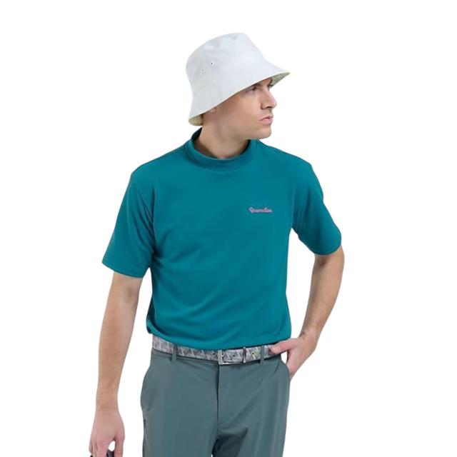 レザレクション(Resurrection)ゴルフウェア 吸水速乾 半袖 スーパーベーシック モックネック RELAX FIT …
