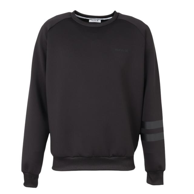 ハーレー(HURLEY)ゴルフウェア ファントム スウェット ライト クルーネック 長袖 MGFL252076-BLK(Men…