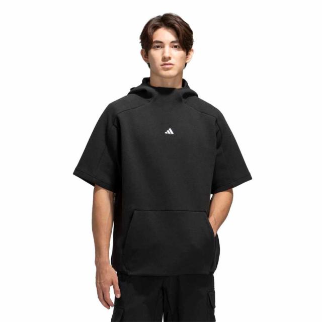 アディダス(adidas)ゴルフウェア 半袖パーカー スウェット フーディー OFG57-KL5271BLK(Men’s)