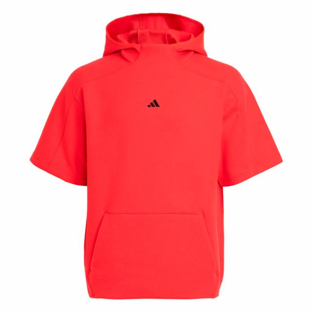 アディダス(adidas)ゴルフウェア 半袖パーカー スウェット フーディー OFG57-KL5272RED(Men’s)