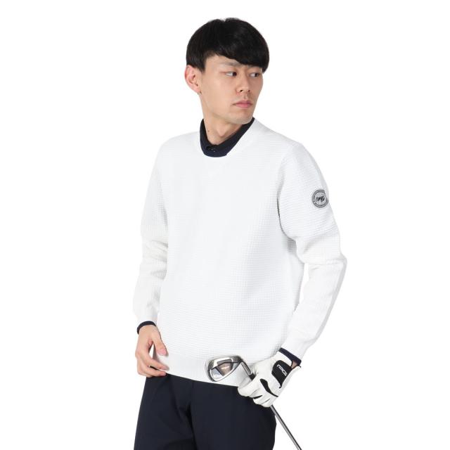 モコ(MOCO)ゴルフウェア 長袖クルーネックセーター 21-1241210-05(Men’s)