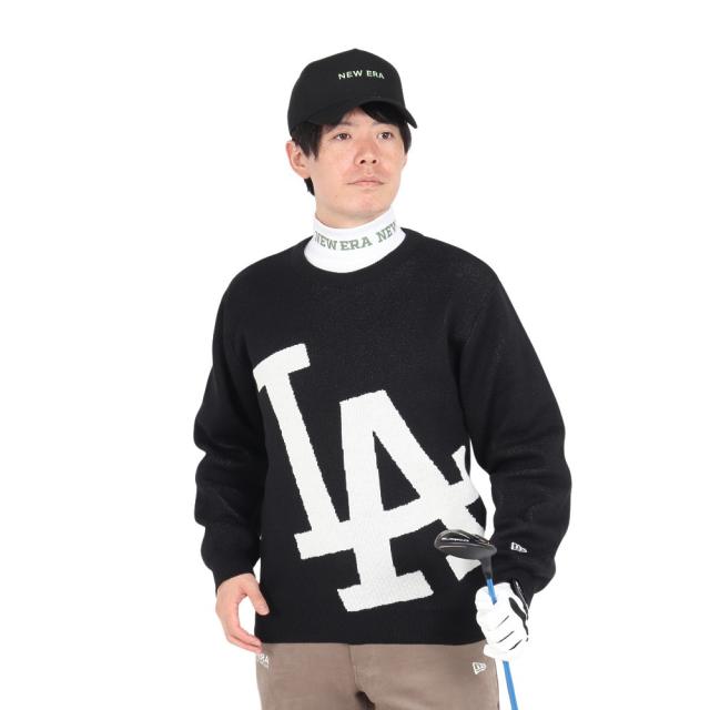 ニューエラ(NEW ERA)ゴルフウェア ニットセーター ロサンゼルス・ドジャース 14326431(Men’s、Lady’s)