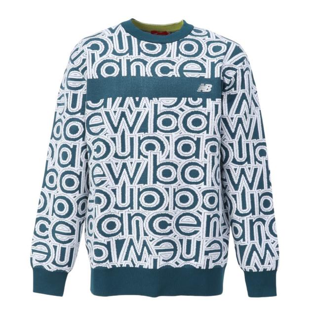 ニューバランス(new balance)ゴルフウェア クルー ネック ニット プルオーバー 012-4270004-112(M…