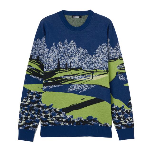 J.LINDEBERG(J.LINDEBERG)ゴルフウェア Alexander ジャカードセーター 071-13311-09…