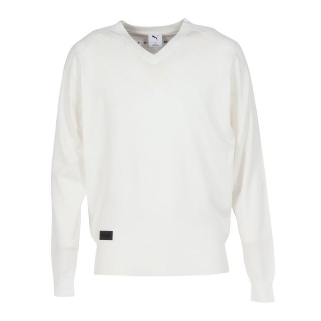 プーマ(PUMA)ゴルフウェア PB Vネック 長袖セーター 635773-03(Men’s)