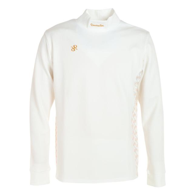 レザレクション(Resurrection)ゴルフウェア 吸水速乾 GMサイドライン モックネック長袖シャツ 22AWIN04-…