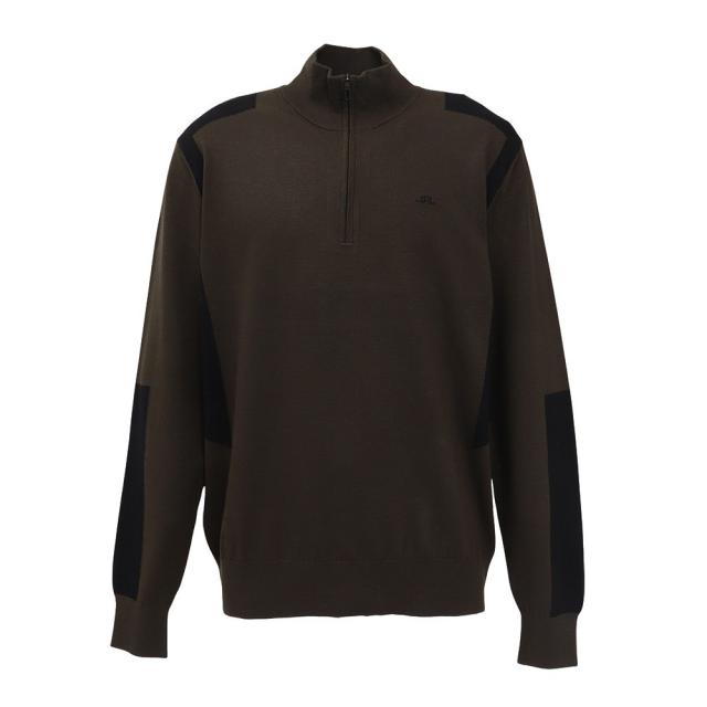 J.LINDEBERG(J.LINDEBERG)ゴルフウェア ショルダーブリッジハーフジップモックネック 長袖 セーター 07…