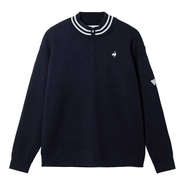 ルコックスポルティフ(lecoqsportif)ゴルフウェア 防風 長袖 ハーフジップセーター LG5FST81M NV00(…