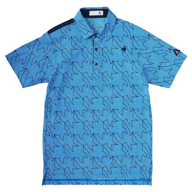 ルコックスポルティフ(lecoqsportif)ゴルフウェア 接触冷感 半袖 ポロシャツ LG5SHS19M BL00(Men…