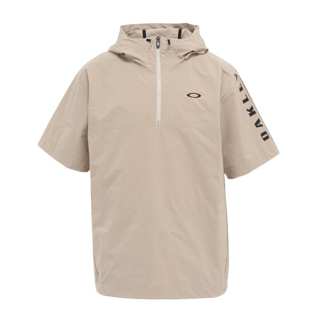 オークリー(OAKLEY)ゴルフウェア 半袖 防風 撥水 Oakley ショートスリーブ フーディー ジャケット FOA408…