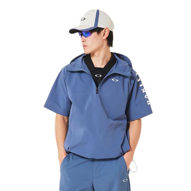 オークリー(OAKLEY)ゴルフウェア 防風 撥水 半袖 半袖フーディージャケット FOA408278-66Y(Men’s)