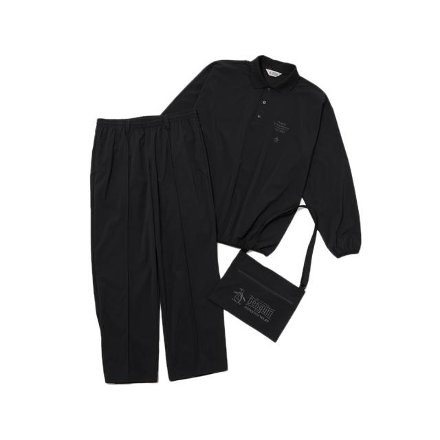 マンシング(MUNSING)ゴルフウェア Utility 3ピース セットアップ MU5FJK08M BK00(Men’s)