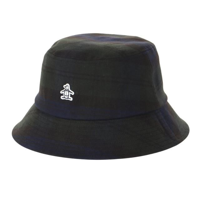 マンシング(MUNSING)ゴルフ チェック柄バケットハット MG4FCP71U NVGR(Men’s)