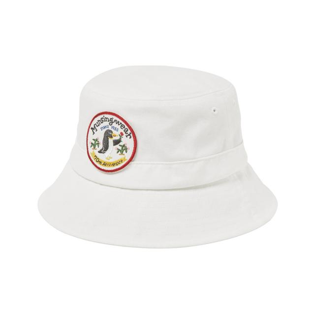 マンシング(MUNSING)ゴルフ 70周年ワンポイント バケットハット MG5FCP73U WH00(Men’s、Lady’…