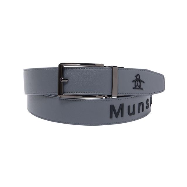 マンシング(MUNSING)スライドロックロゴベルト MG5FBL04M GY00(Men’s)