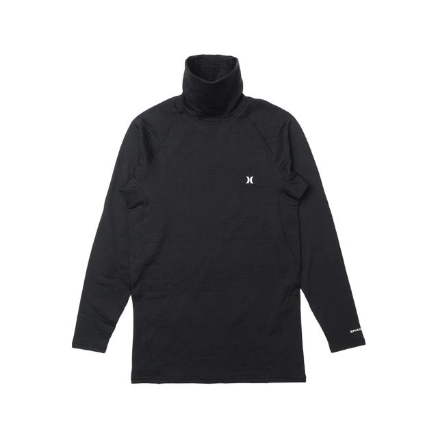 ハーレー(HURLEY)ゴルフウェア 防寒 保温 ワッフル インナー ハイネック 長袖 MIW2200002-BLK(Men’…